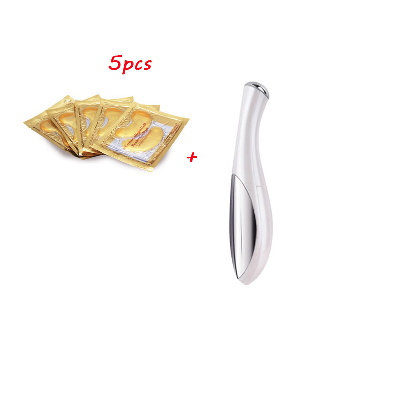 10pcs5packs Gold Crystal Collagen Eye Mask Eye Patches Eye Mask For Fa ...